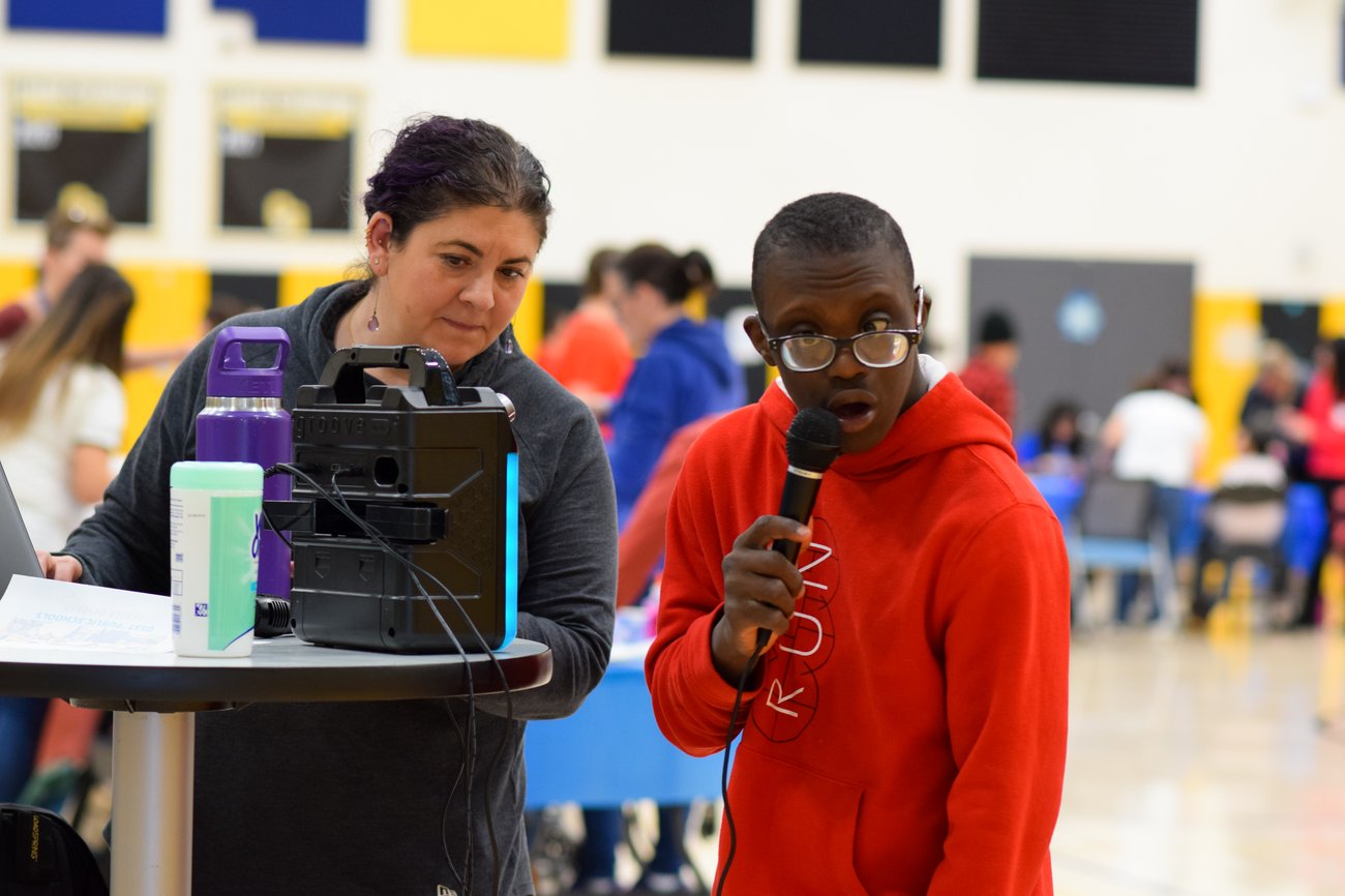 DSST Center Program students enjoy festive fun at the Winter Carnival