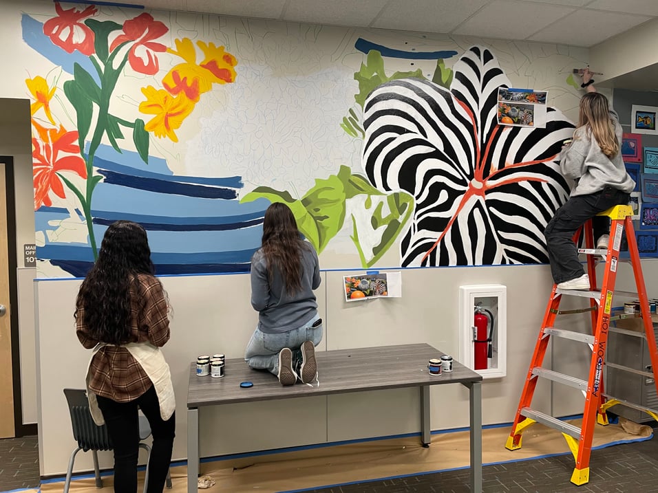 DSST: Conservatory Green High School art students' mural leaves lasting ...